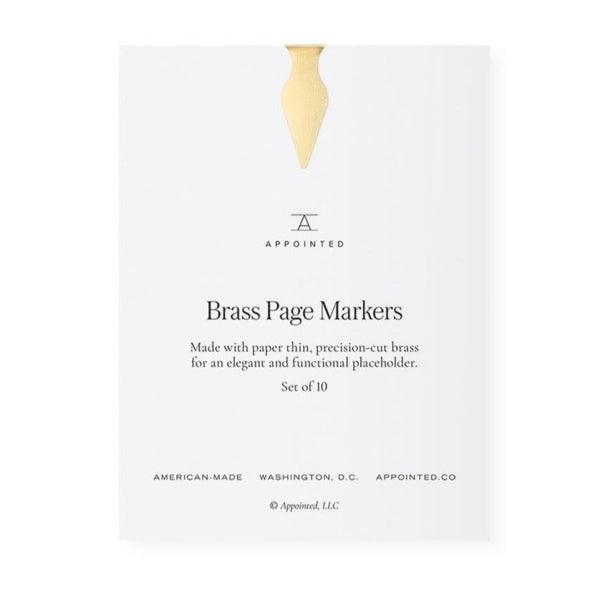 Brass Page Markers - Gift & Gather